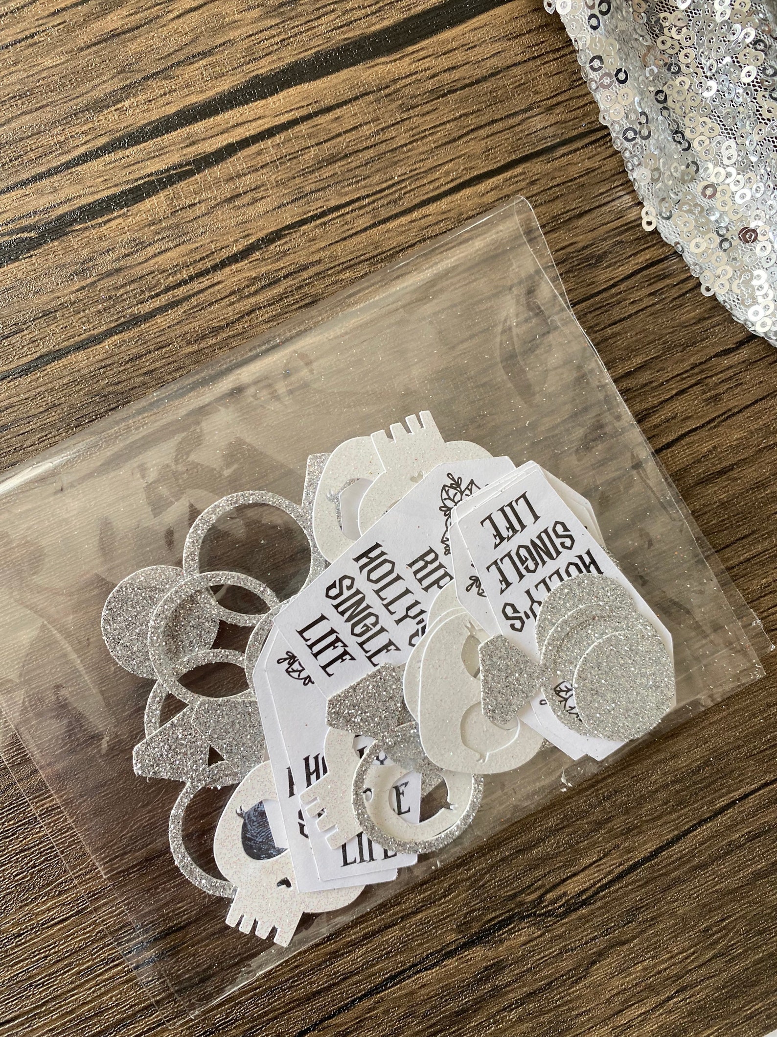 40 Pieces Till Death Do Us Part Confetti Gothic Engagement - Etsy