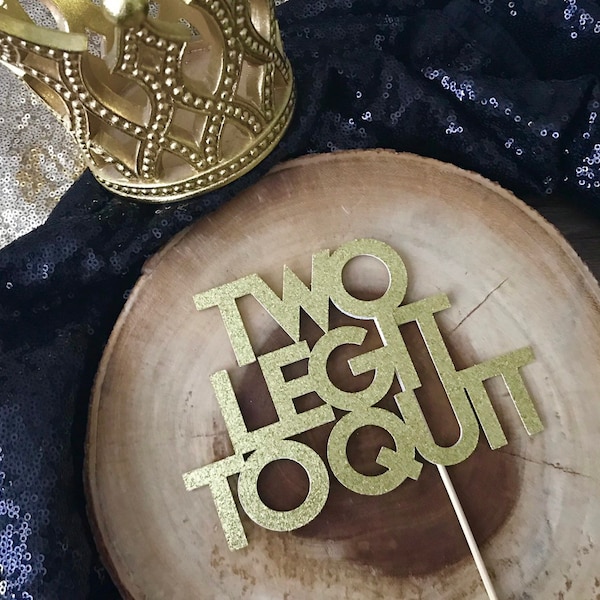 90s Two Legit to Quit Cake Topper - Etsy