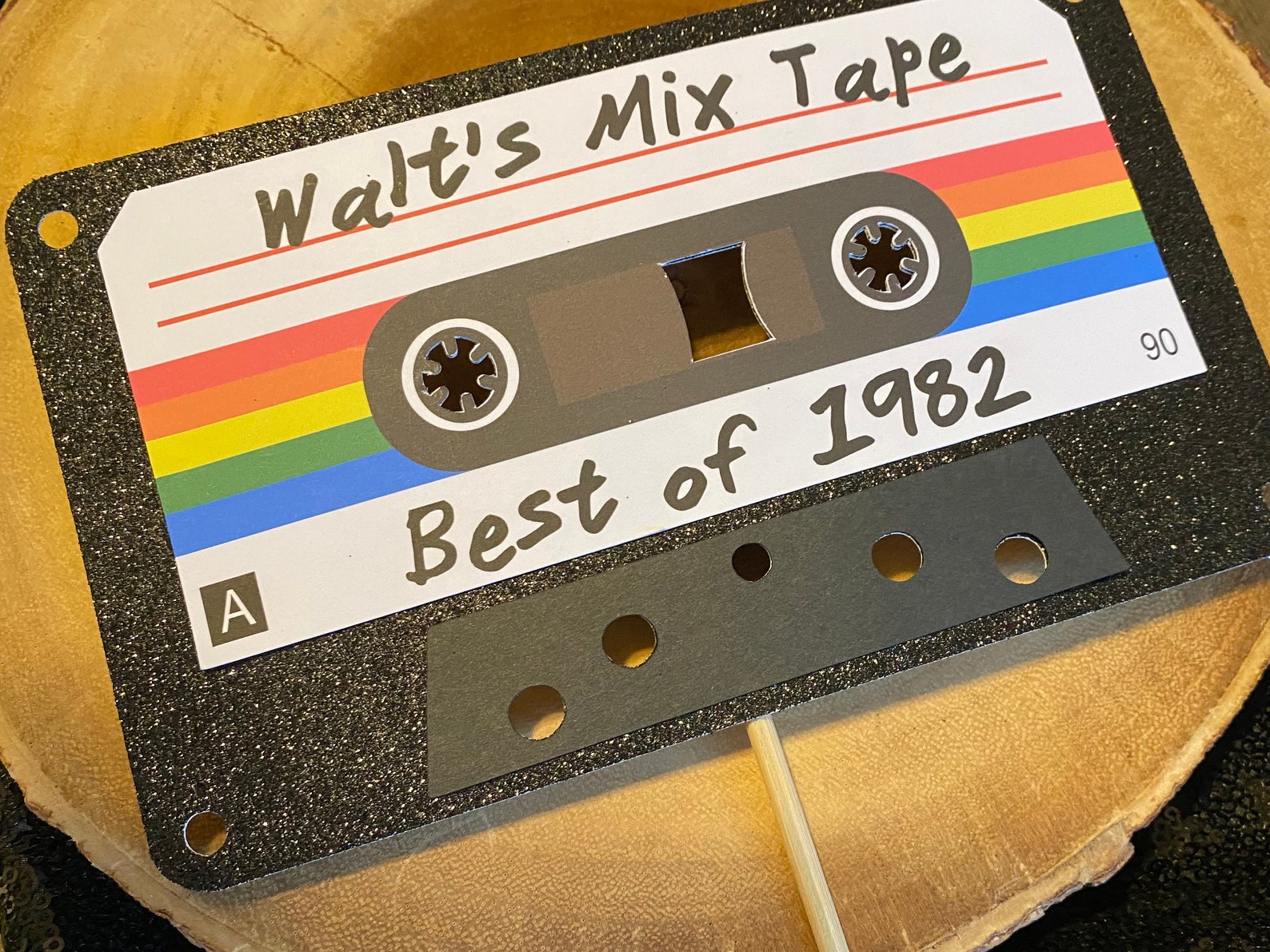 Best of 1982 Cake Topper| Cassette Tape Cake Topper| 80's Cake Topper ...