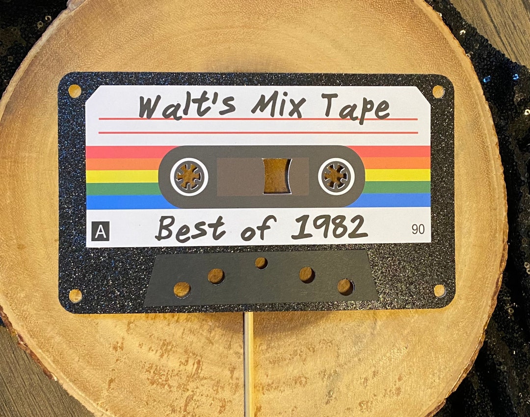 Best of 1982 Cake Topper| Cassette Tape Cake Topper| 80's Cake Topper ...