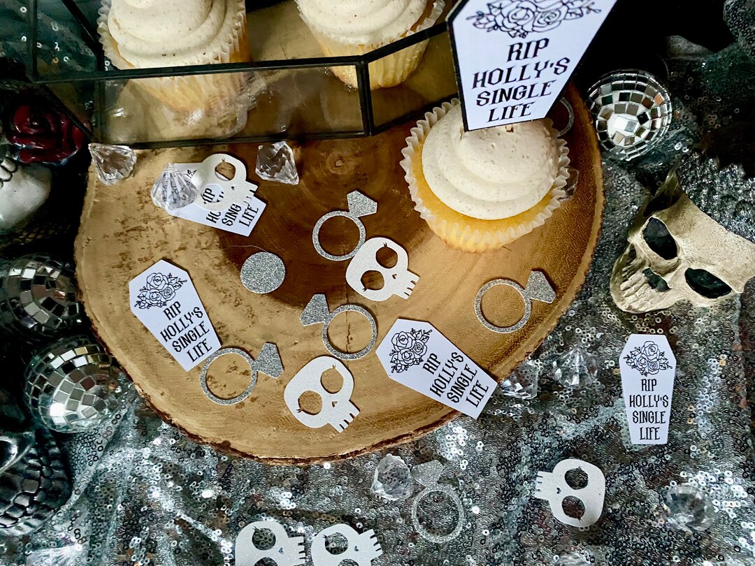 40 Pieces Till Death Do Us Part Confetti| Gothic Engagement| Gothic ...