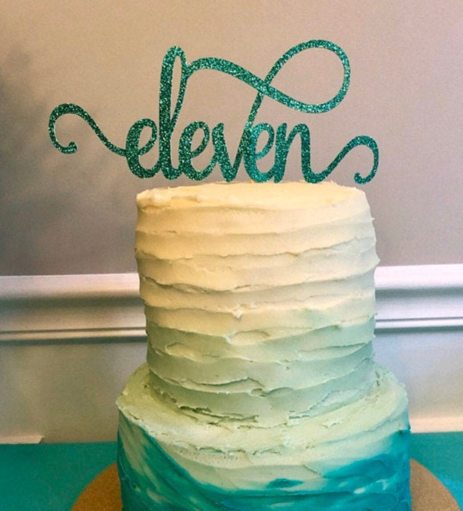 Age Cake Topper| Number Cake Topper| Eleven Cake Topper| 11 Cake Topper ...