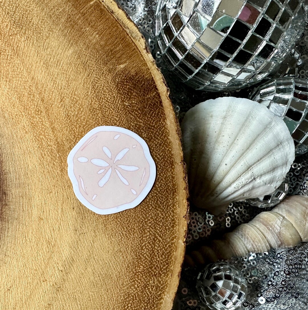 Sand Dollar Sea Shell Sticker| Coastal Sticker| Journal Sticker| Last ...