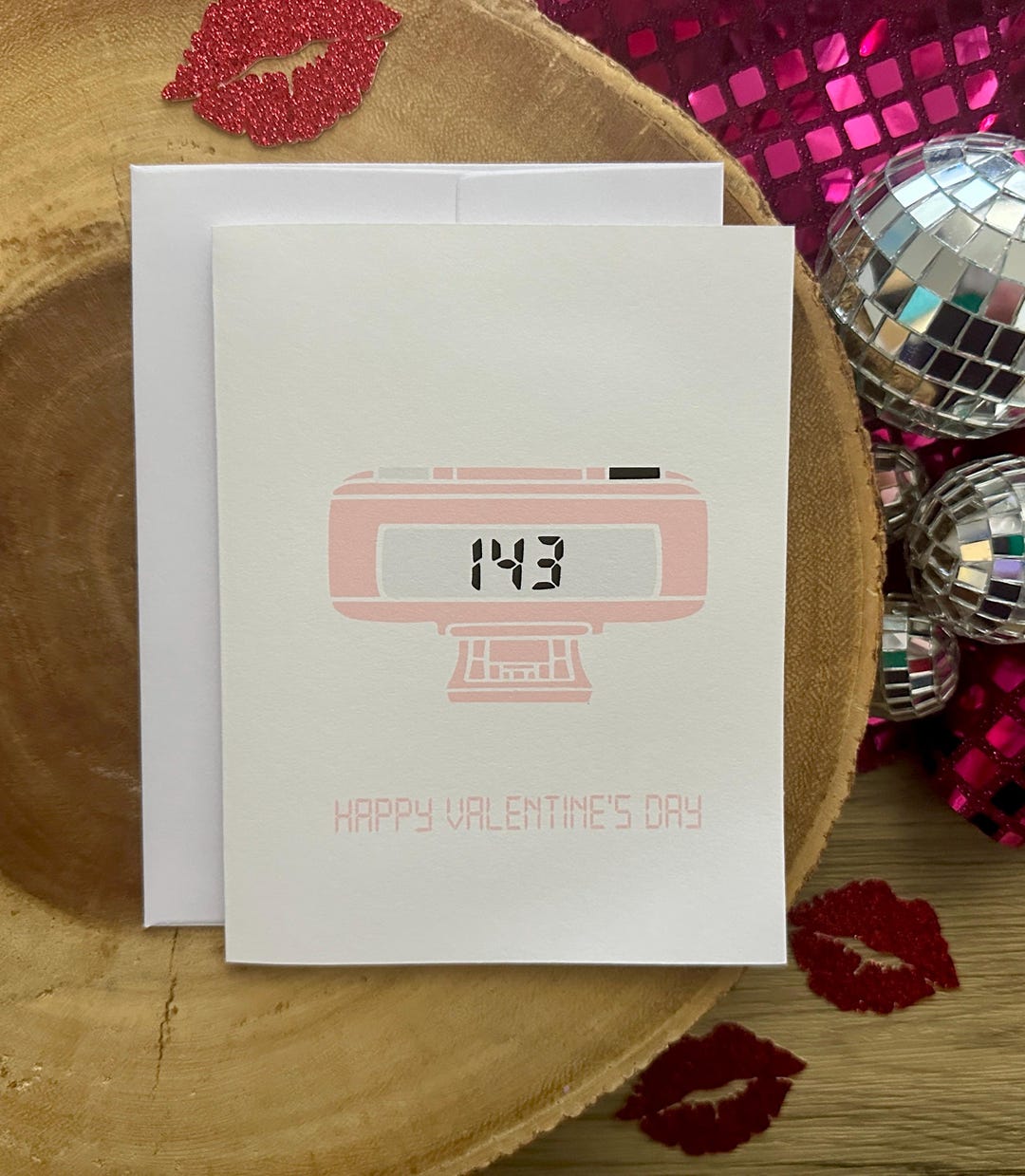 143 Beeper Card Valentine's Day Cards 90s Love Cards Vintage I Love You ...