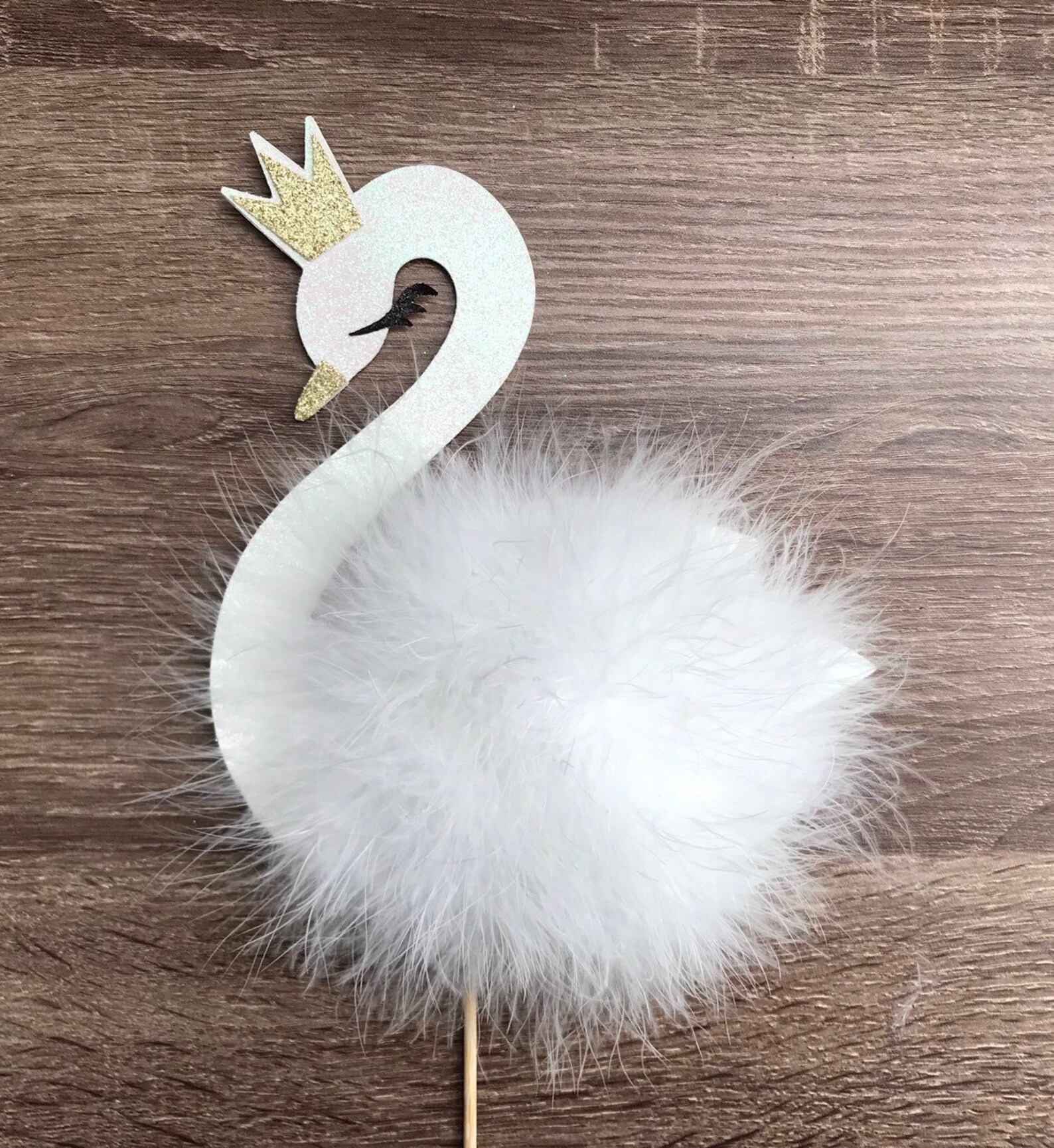 Swan Cake Topper Swan Birthday Baby Shower Cake Topper Swan - Etsy
