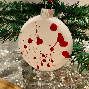 Killer Christmas Ornament (qty. 1)| Horror Christmas Ornaments| Blood ...