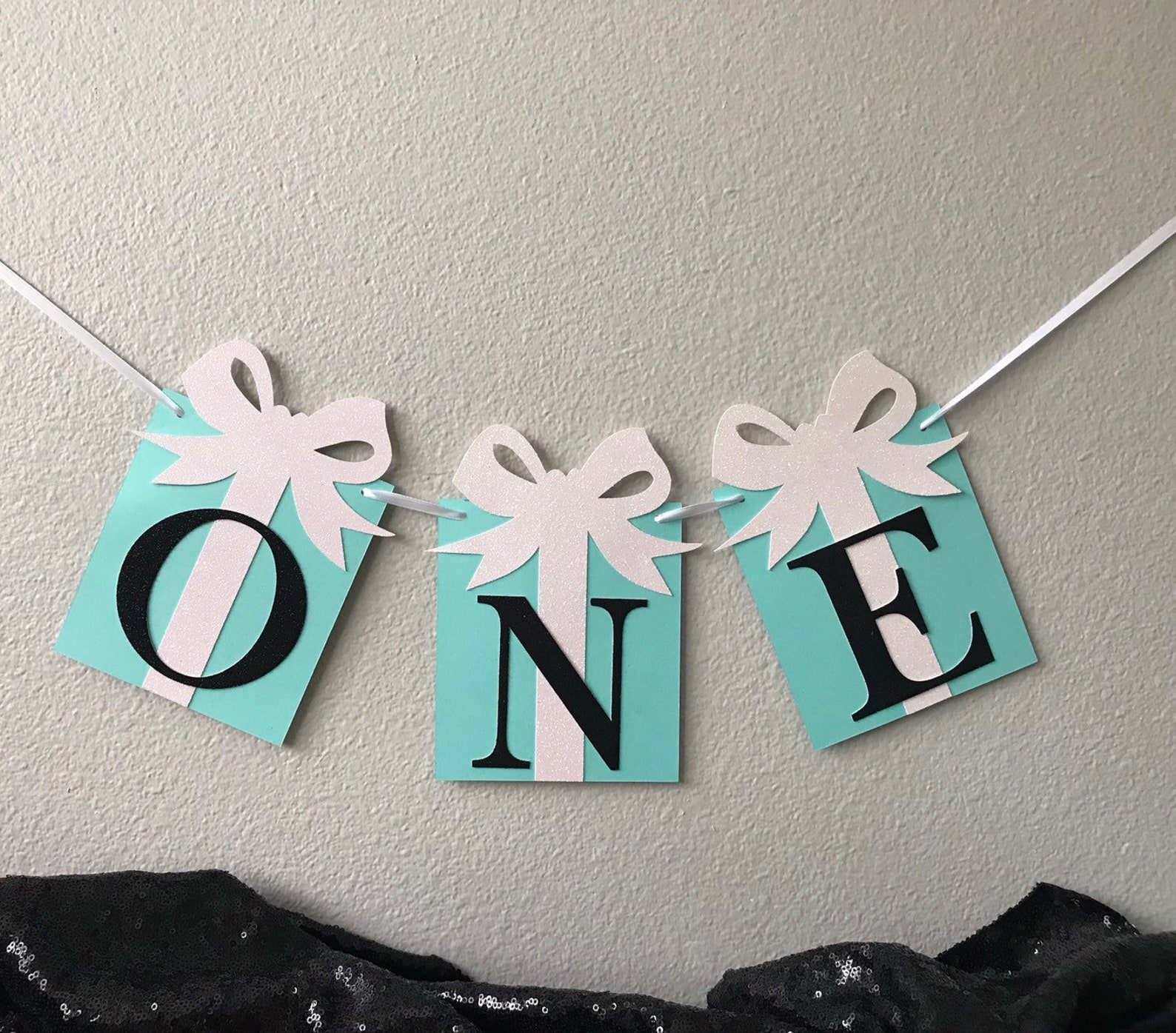 First Birthday Banner One Banner Audrey Hepburn Baby and Co. Bride and ...