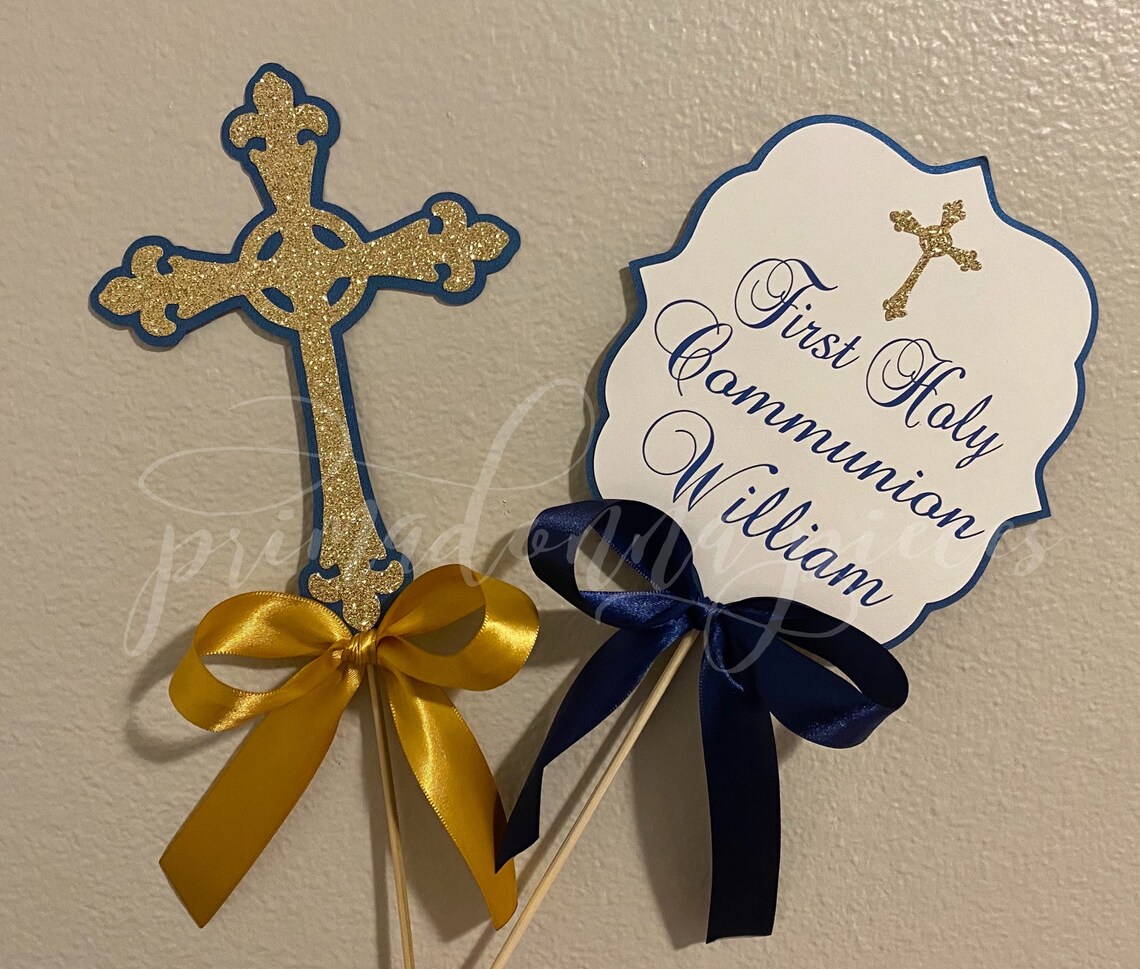 Baptism Centerpieces Communion Centerpieces Confirmation - Etsy
