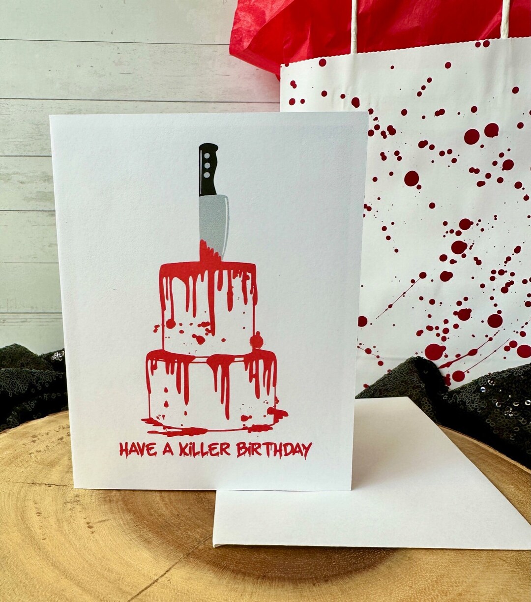 Have a Killer Birthday Card qty. 1 Killer Greeting Card - Etsy
