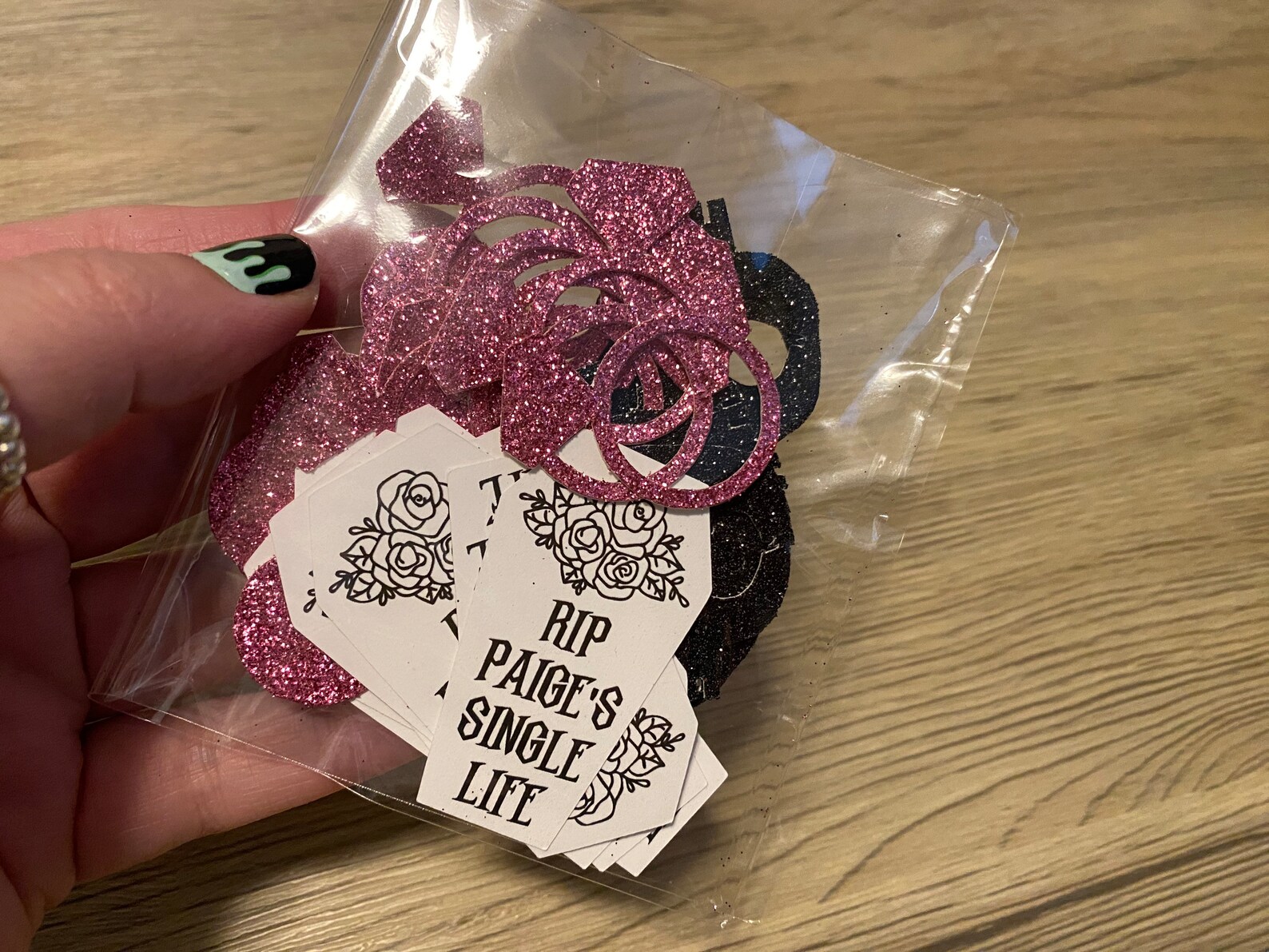 40 Pieces Till Death Do Us Part Confetti Gothic Engagement - Etsy