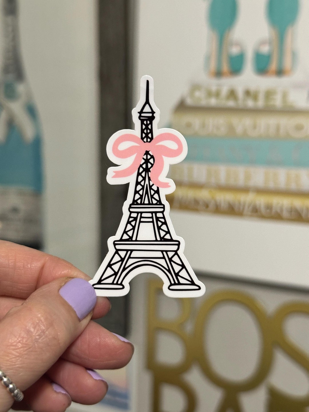 Eiffel Tower Sticker (qty. 1)| Paris Stickers| France Stickers| Mon ...