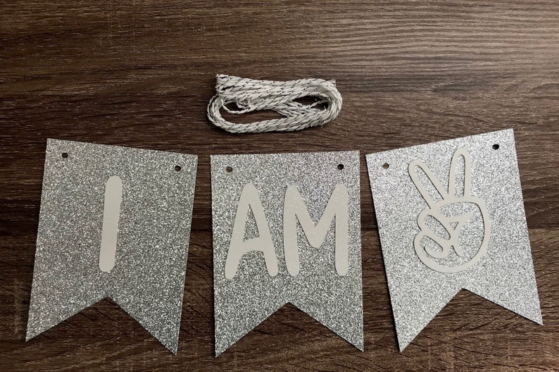 Two Cool Banner I Am Two Two Cool High Chair Banner Two | Etsy