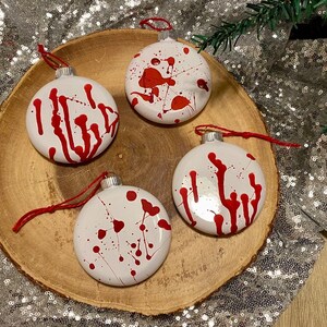 Killer Christmas Ornament (qty. 1)| Horror Christmas Ornaments| Blood ...