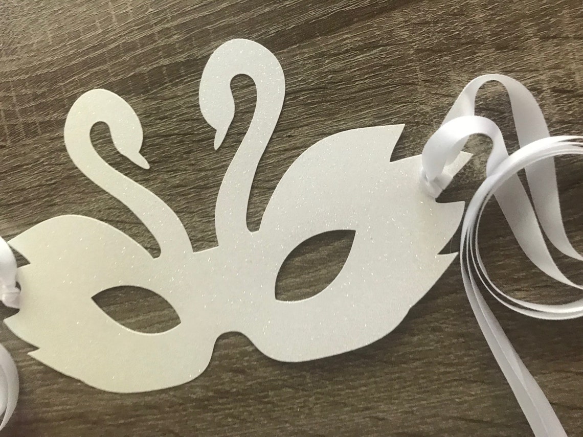Swan Mask| Swan Birthday| Princess Party| Swan Party Decorations| Swan ...