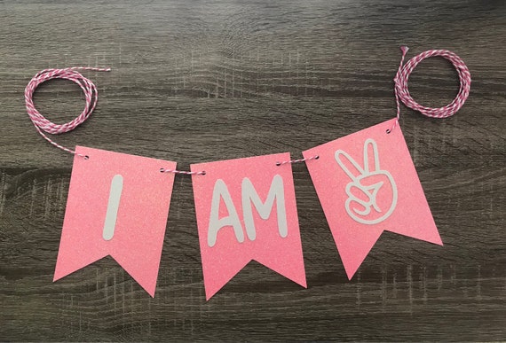 Two Cool Banner I Am Two Two Cool High Chair Banner Two | Etsy