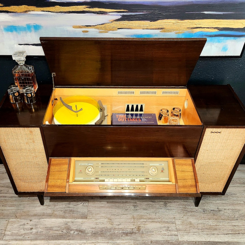 Vintage Stereo Cabinet - Etsy