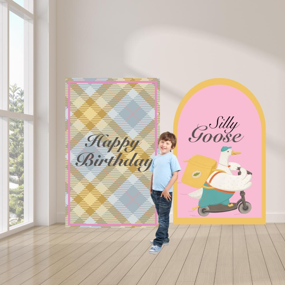 Silly Goose Birthday Party Backdrop Props, Silly Goose Birthday ...