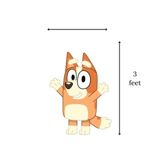 Bluey Cardboard Cutouts, Heeler Family Standees Decorations Party Props ...