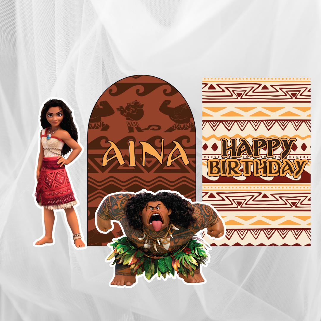 Moana Cutout, Moana Cutout Decor, Moana Party Cardboard Decoration ...