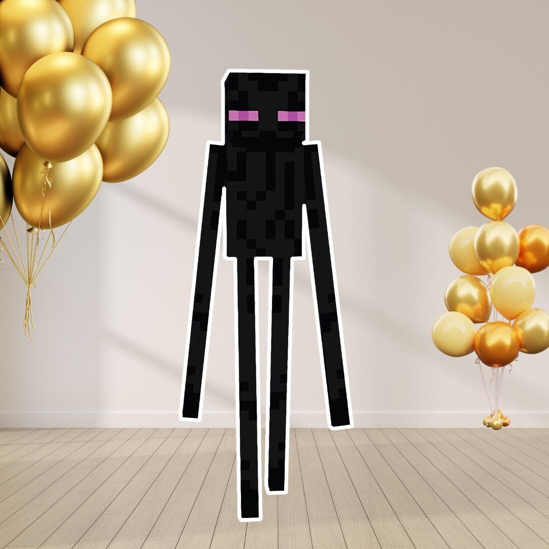 Endermen, Minecraft Sign, Minecraft Birthday Sign, Birthday Welcome ...