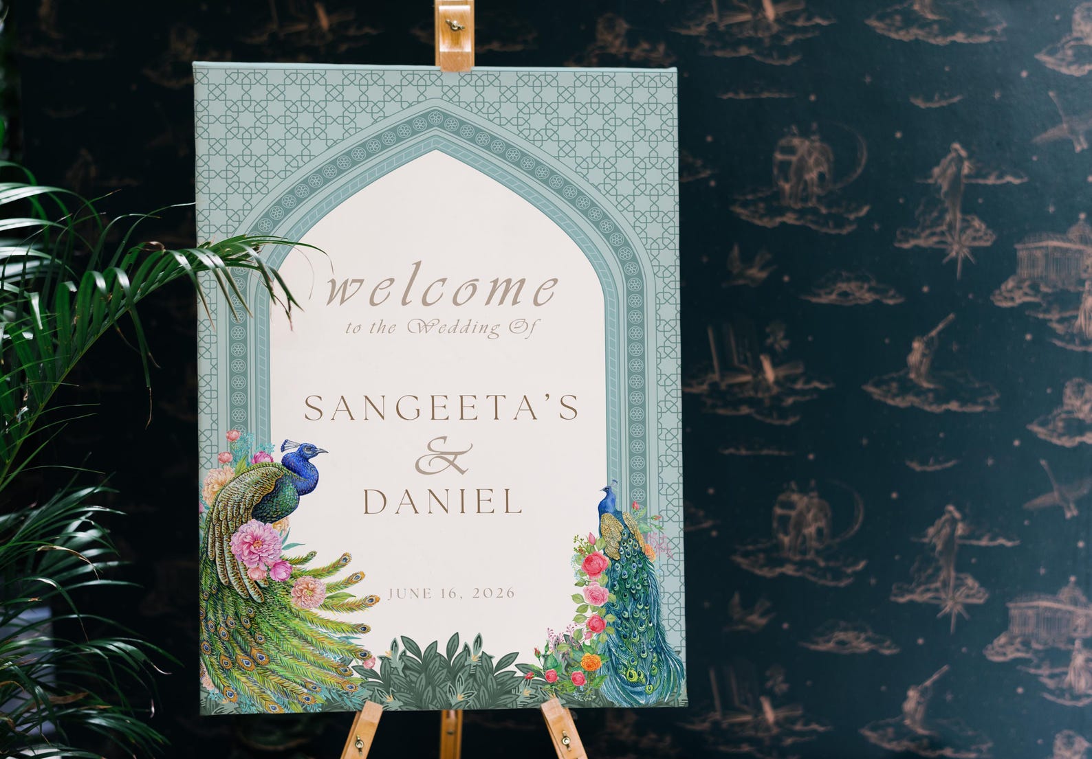 Indian Wedding Welcome Sign as Indian Wedding Welcome Sign, Indian ...