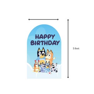 Bluey Cardboard Cutouts, Heeler Family Standees Decorations Party Props ...