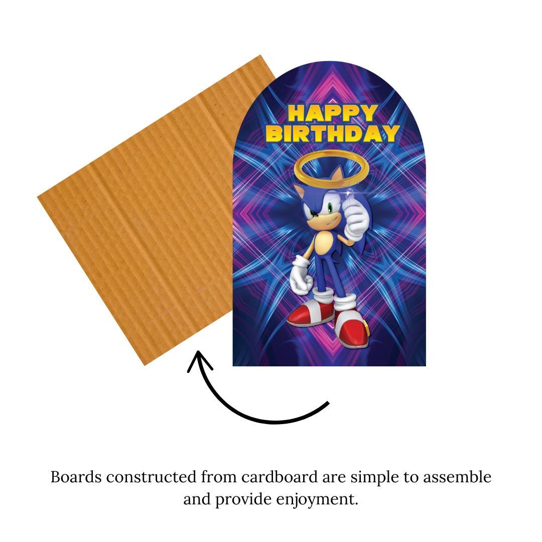 Sonic Birthday Welcome Board , Sonic Party Welcome Sign, Printable ...