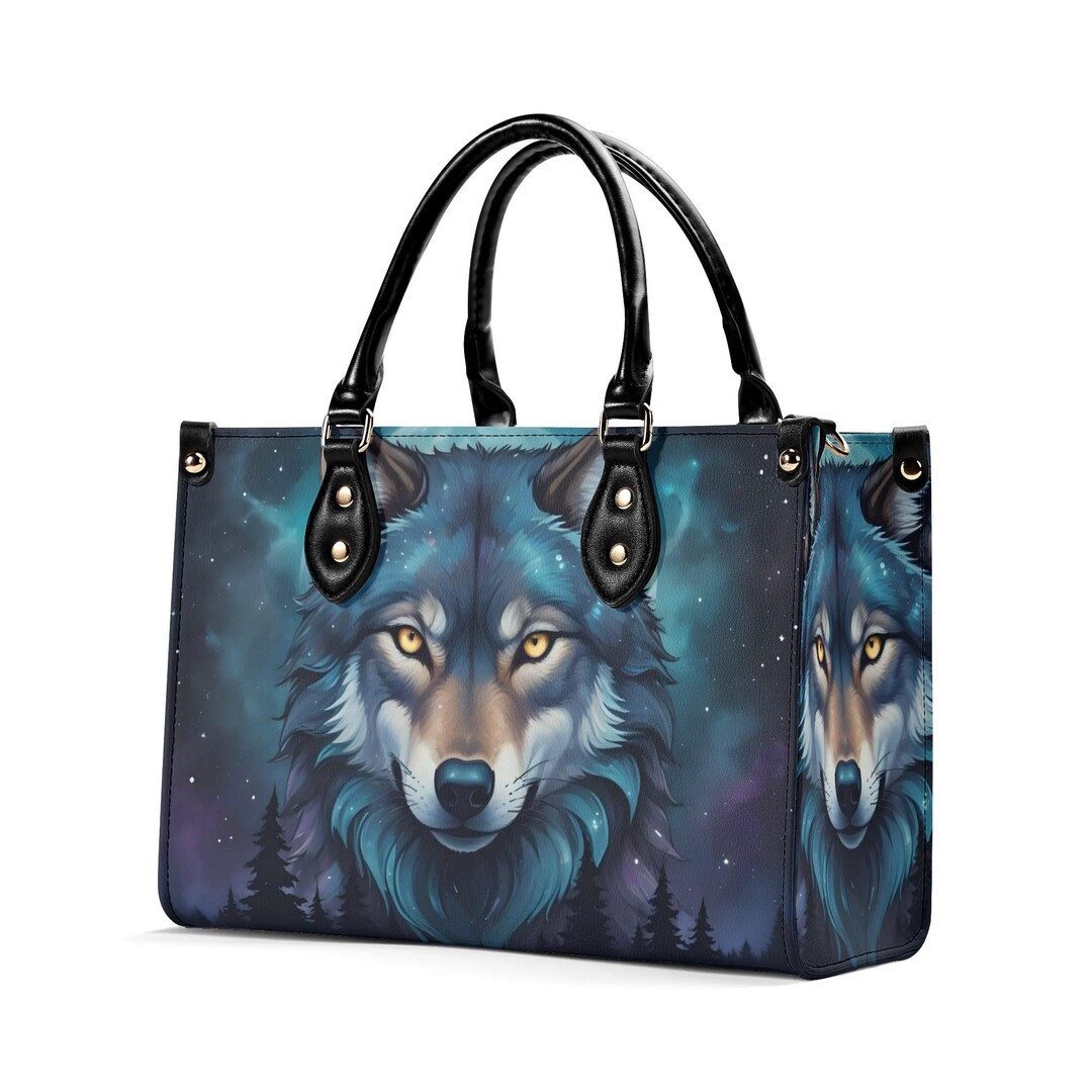 The Wolf Bag Cute Crossbody Bag Cute Purse, Top Handle Bag Witchcore ...