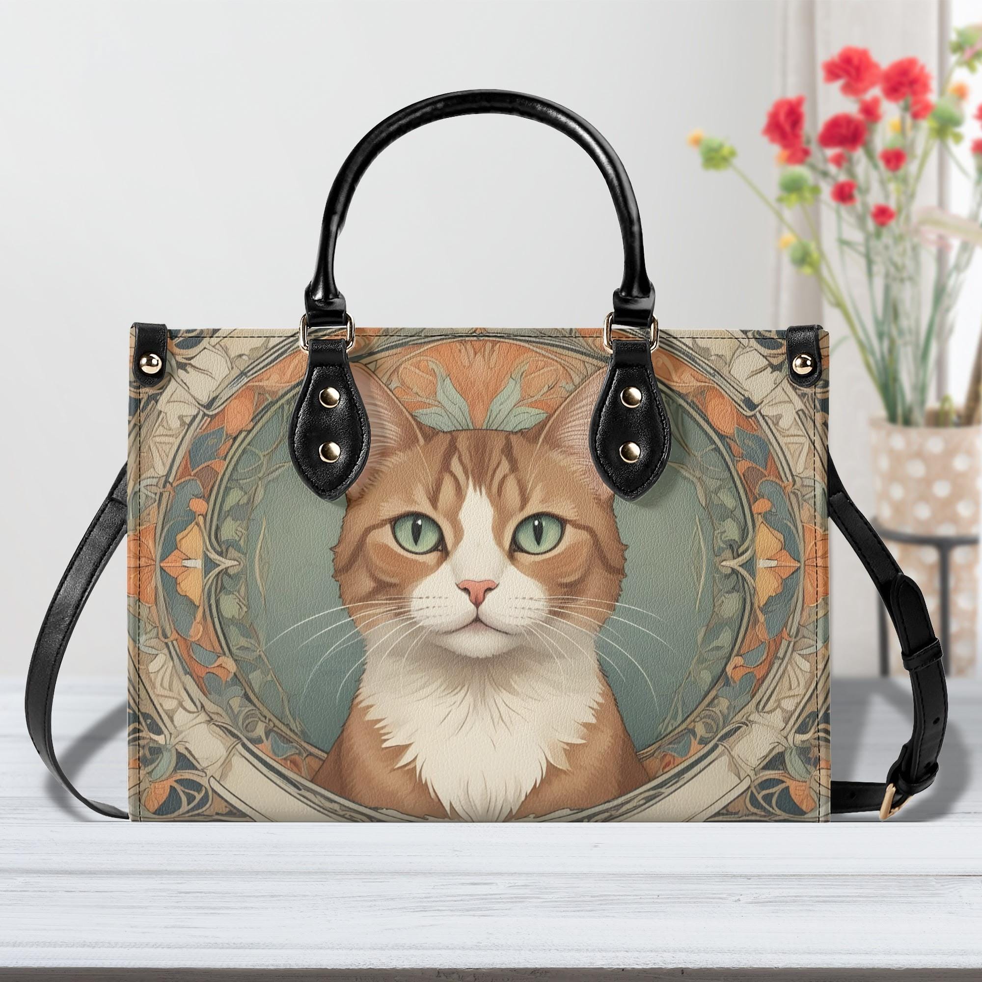 Vintage Cat Bag Cute Crossbody Bag Unique Purse Cute Purse, Luxury Bag ...