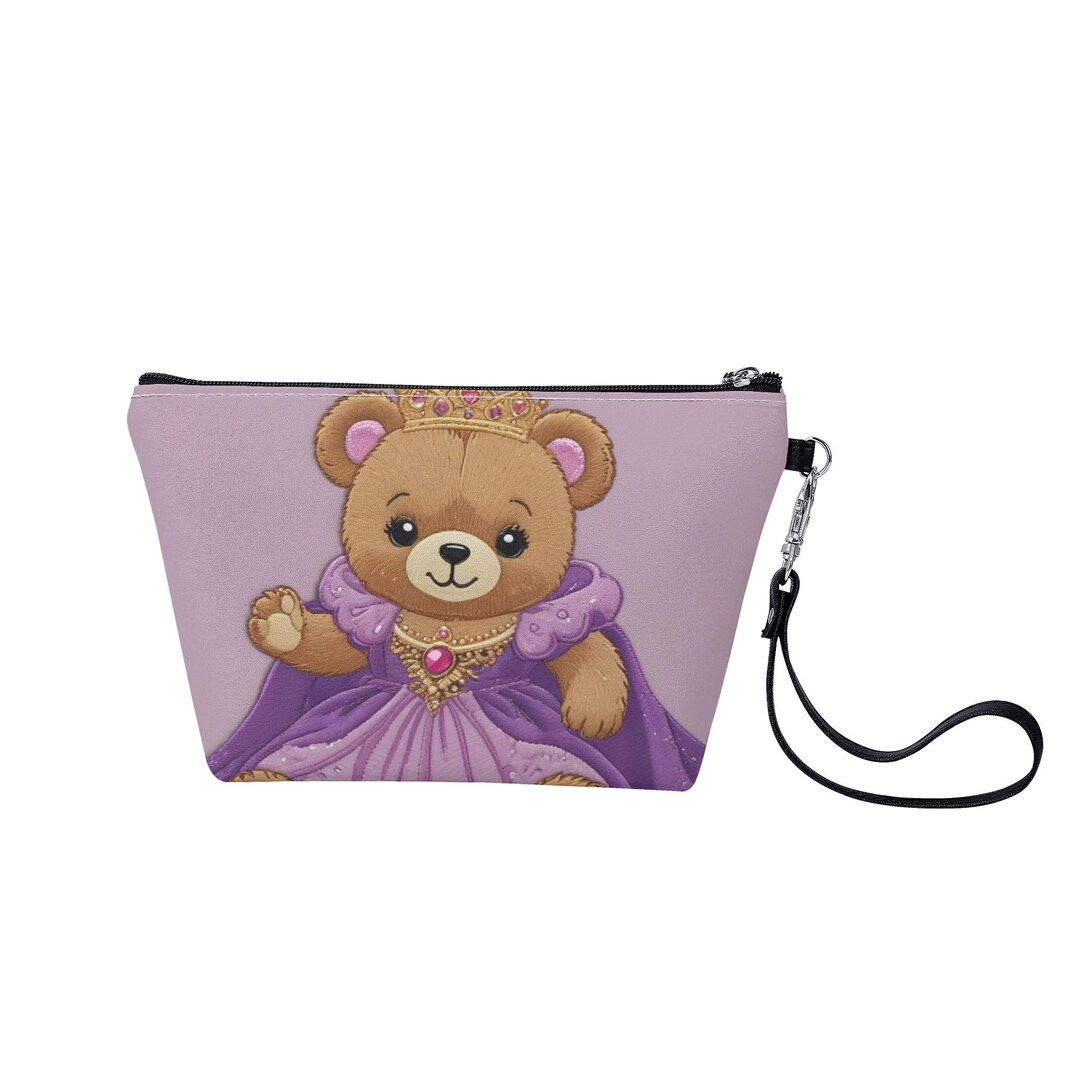 Princess Teddy Bear DDLG Princess Make up Bag Zipper Bag Cute Bag Vegan ...