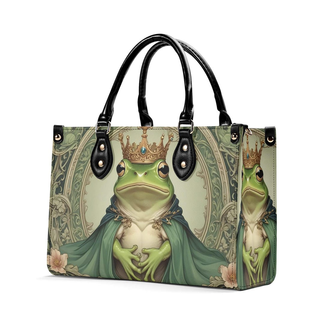 Frog Bag Cute Crossbody Purse Cute Purse, Top Handle Bag Animal Print ...