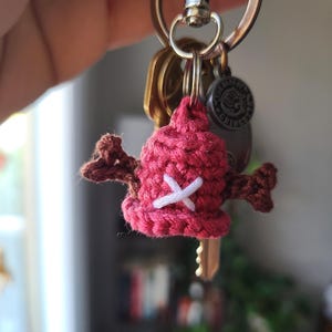 One Piece Chopper Hat Mini Amigurumi Crochet Key Chain - Etsy