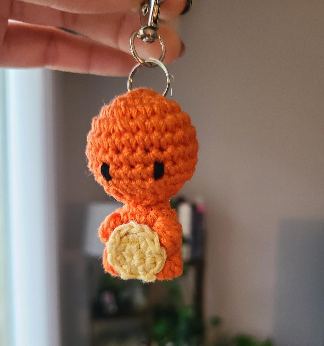Pokémon Charmander Mini Amigurumi Crochet Keychain - Etsy