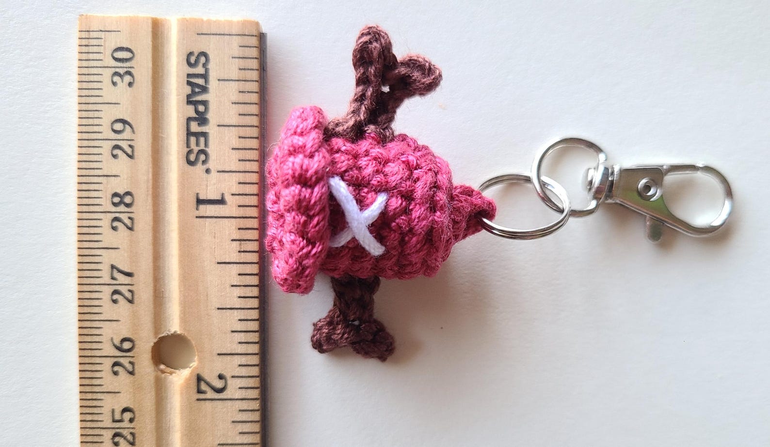 One Piece Chopper Hat Mini Amigurumi Crochet Key Chain - Etsy