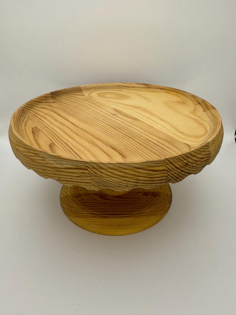 Handmade Norwegian Wooden Cake Stand Scandinavian Rustic Decor - Etsy