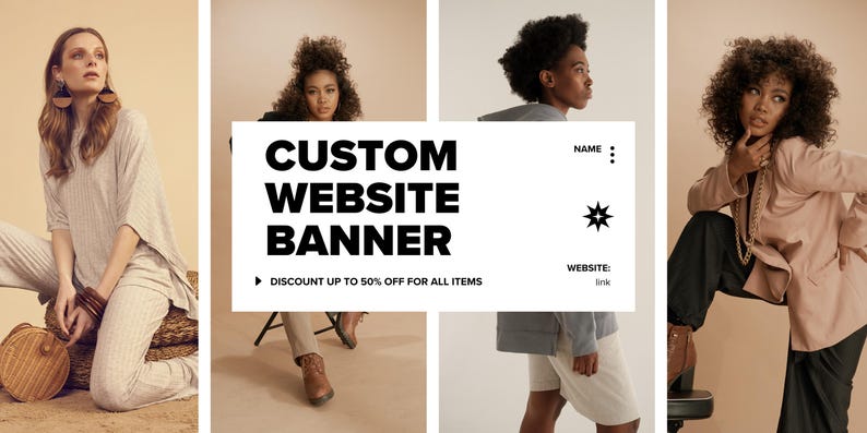 Custom Website Banner - Etsy