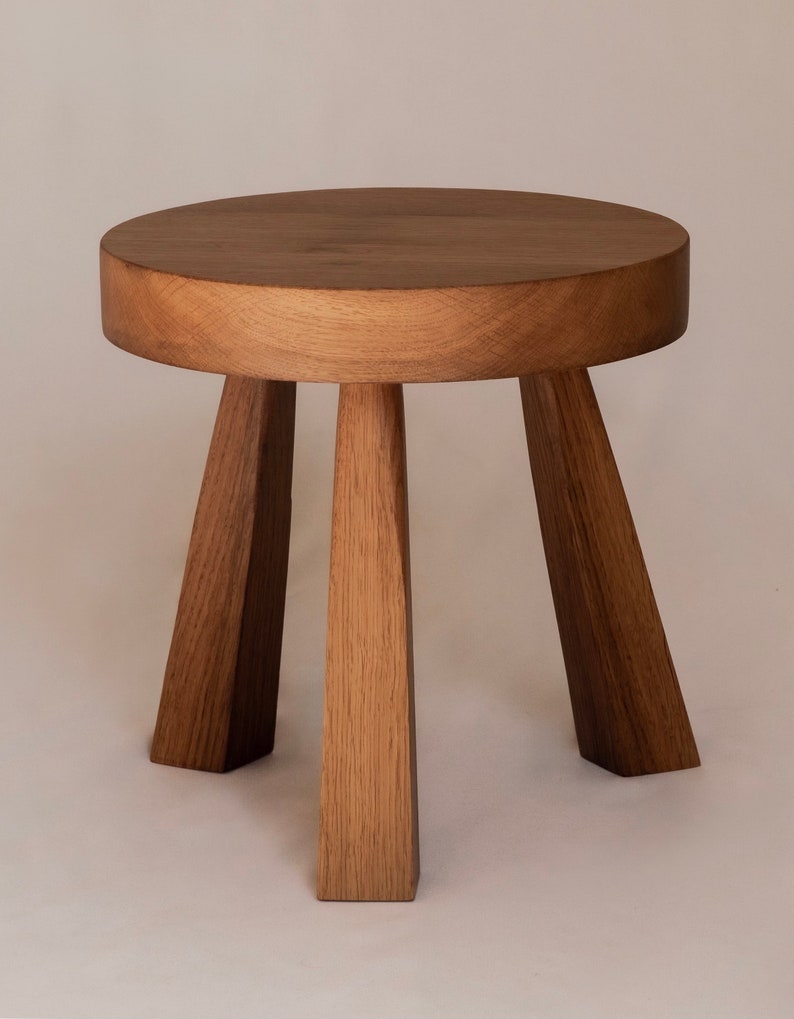 Aroyco Milking Stool - Handmade in Los Angeles, Available in White Oak ...