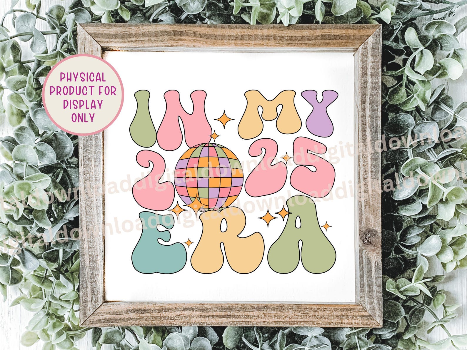 New Years 2025 Disco Ball PNG: Trendy Celebration Graphic (digital ...