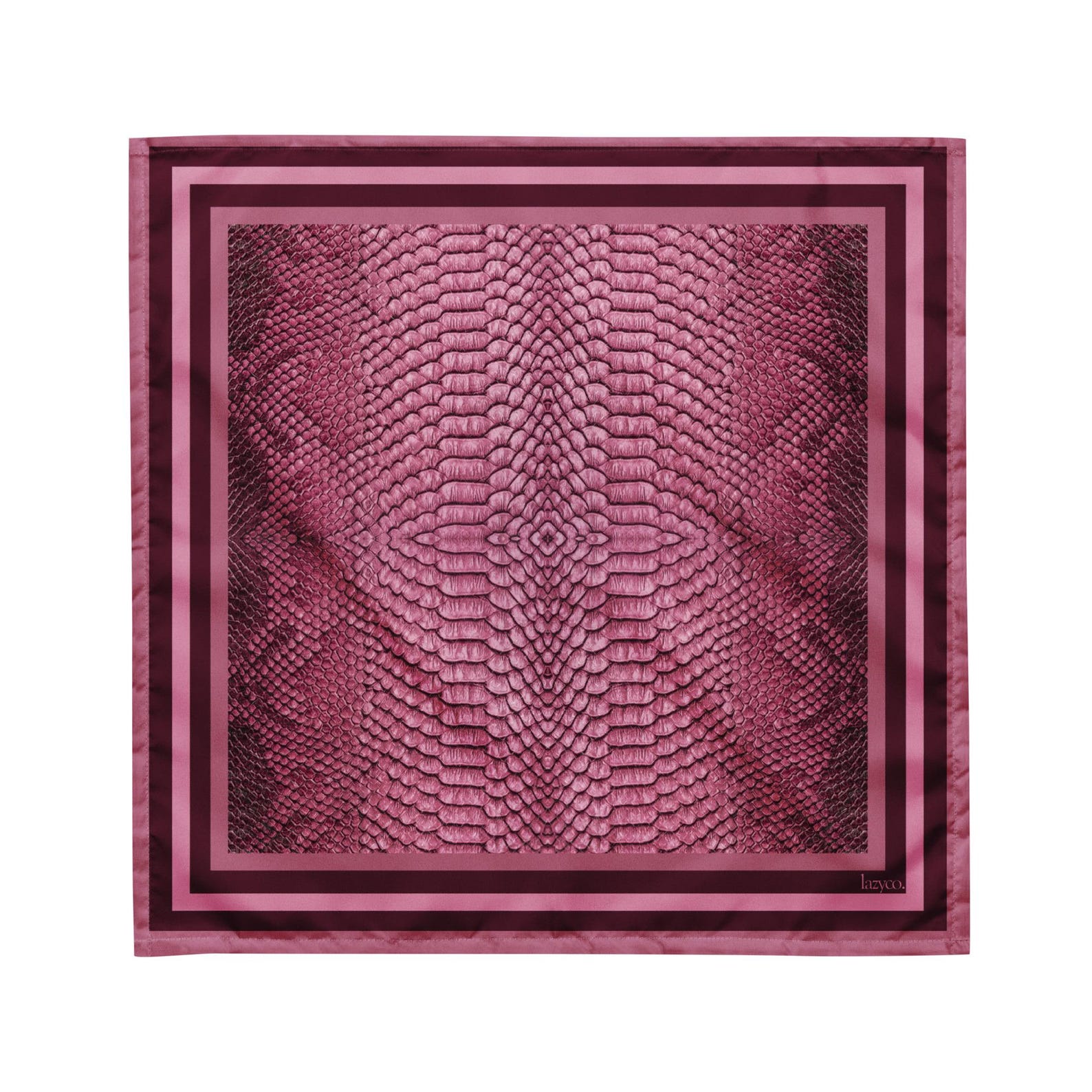 Pink Snake Print Head Scarf Bandana – Boho Hair Accessory, Beach Head ...