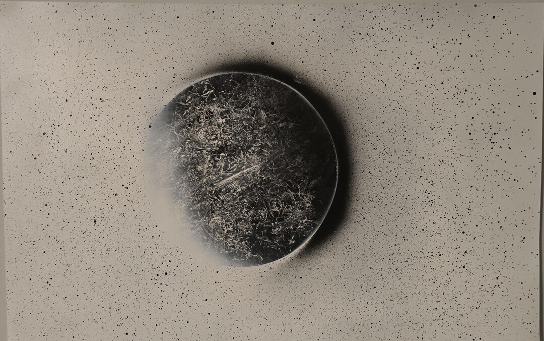 Inverted Planet - Spray Paint Art - Etsy