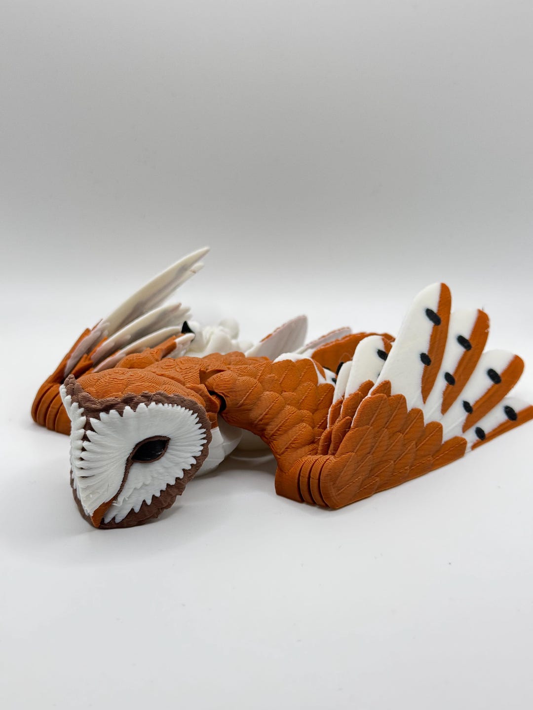 Articulated Barn Owl – Majestic & Poseable 3D Printed Owl - Etsy