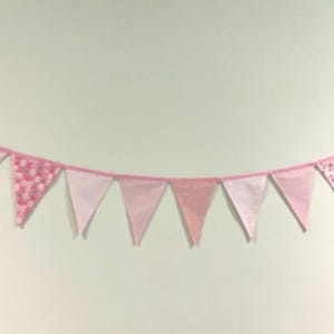 Pretty in Pink Wall Bunting, Banner, Flags - Etsy