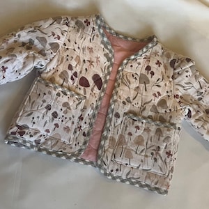 Handmade Toddler Quilted Open-face Jacket - Etsy
