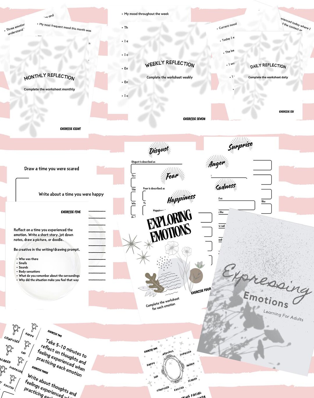 Expressing Emotions, Worksheets Activities, Daily Reflection, Scenario ...