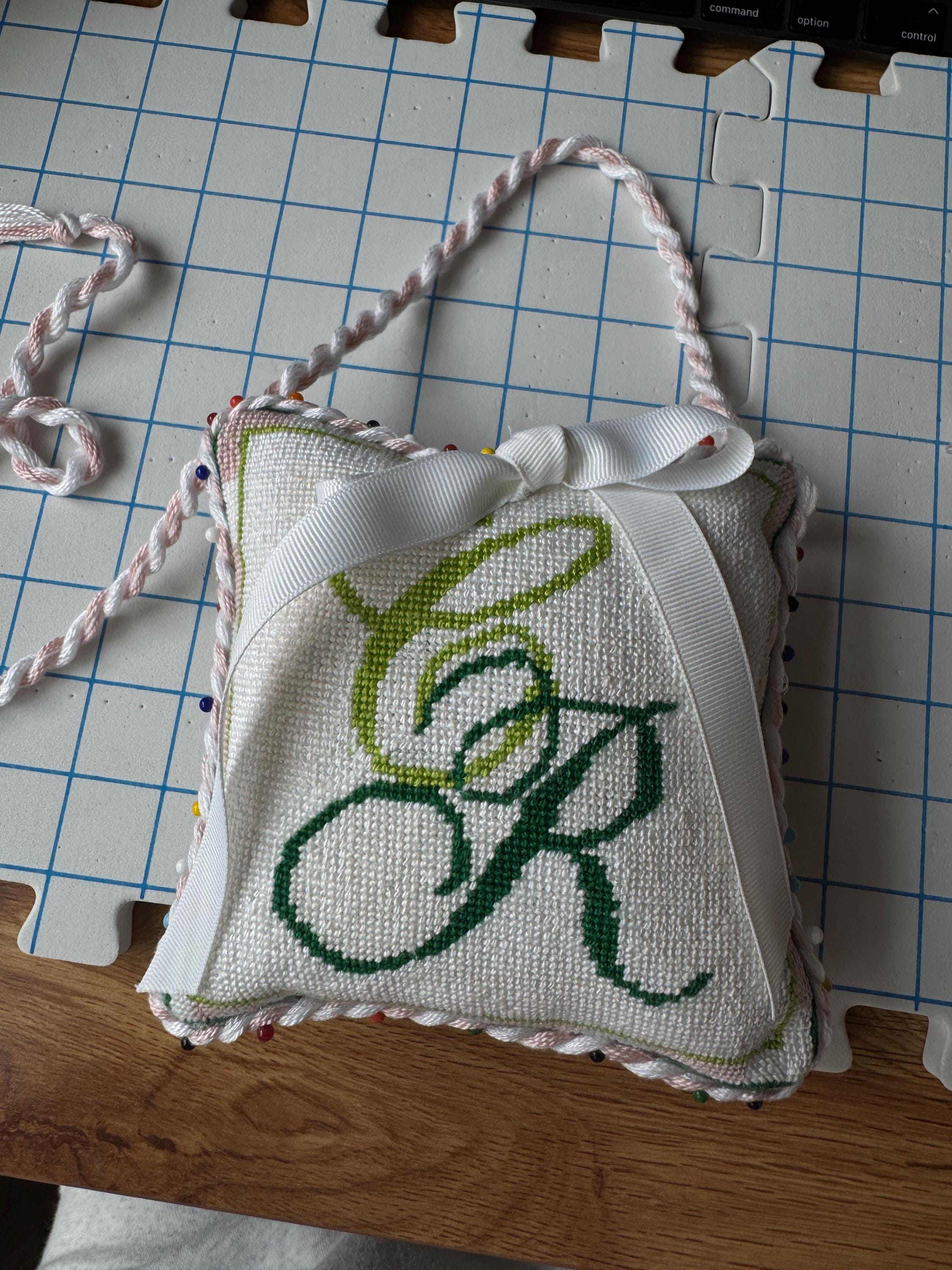 Needlepoint Stitch Guide - 2 Initials C&R - Digital Download - Etsy