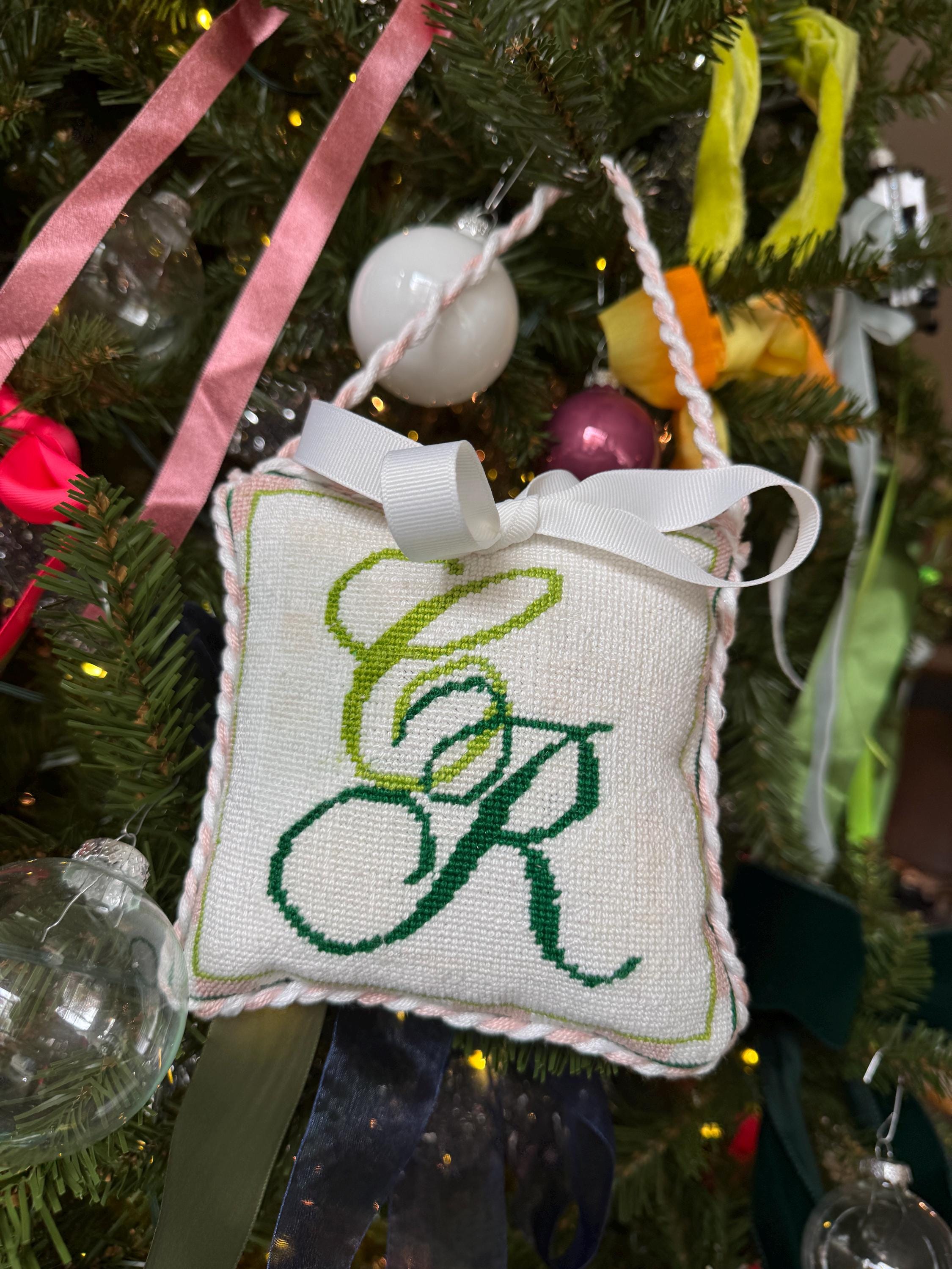 Needlepoint Stitch Guide - 2 Initials A&B - Digital Download - Etsy