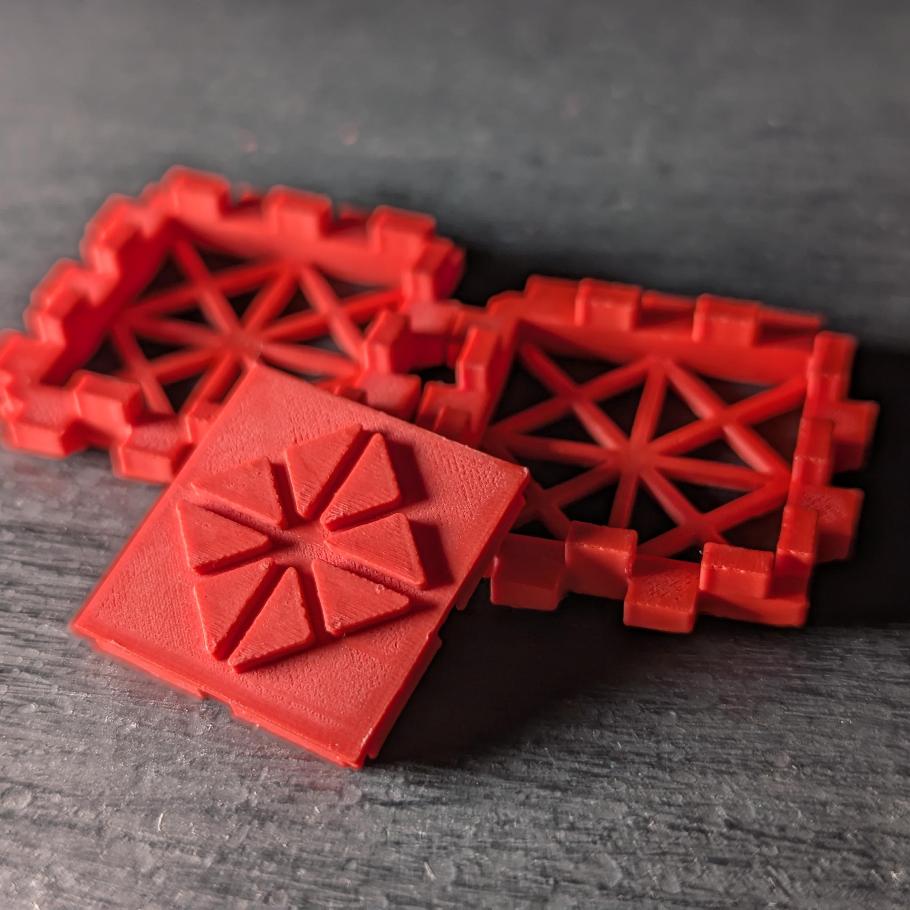 Sample Kit - X1 Logo Art Stamp Tile X2 Frame Modules | GHOSZT Modular ...