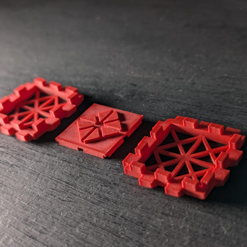 Sample Kit - X1 Logo Art Stamp Tile X2 Frame Modules | GHOSZT Modular ...