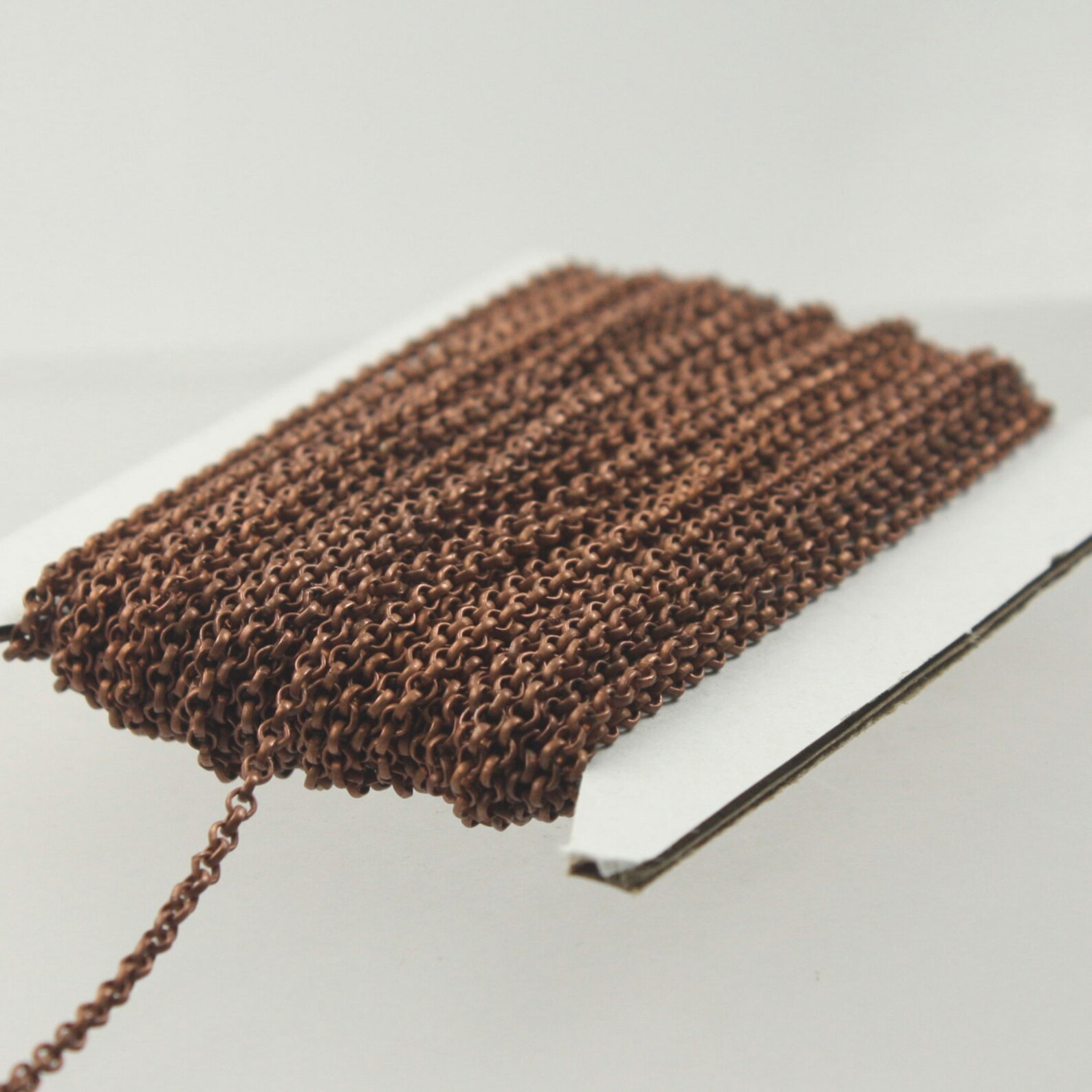 Antique Copper Rolo Chain Bulk Chain 10 Ft of Antique Copper - Etsy