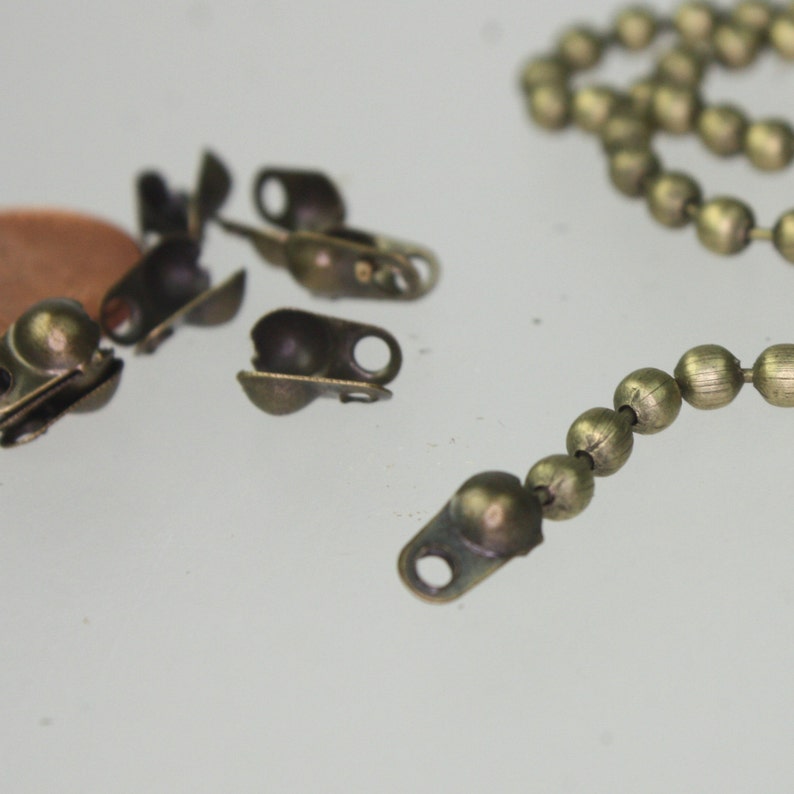 NEW New 50pcs of Antique Brass Finished BIG Ball Chain - Etsy